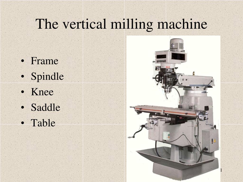 PPT - The vertical milling machine PowerPoint Presentation, free ...