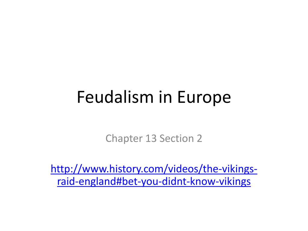 PPT - Feudalism in Europe PowerPoint Presentation, free download - ID ...