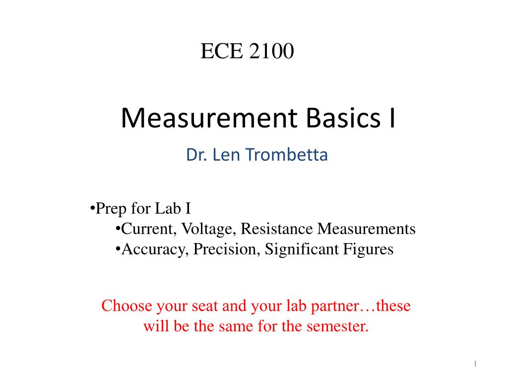 PPT - Measurement Basics I PowerPoint Presentation, free download - ID ...