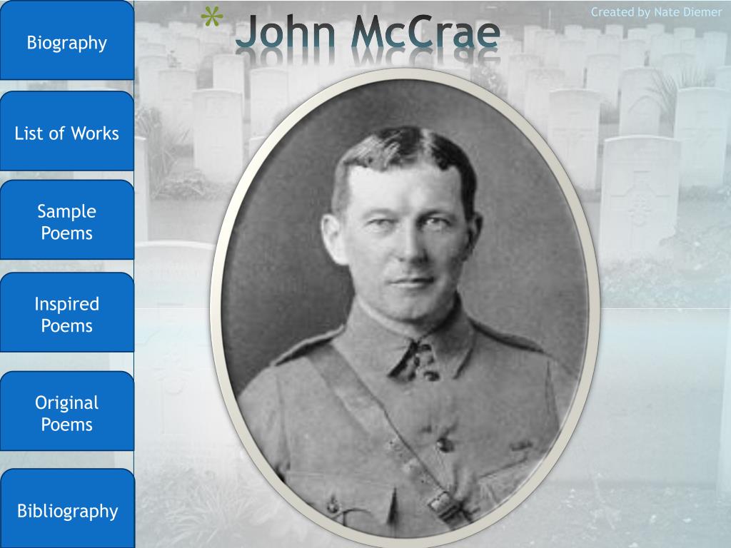 PPT - John McCrae PowerPoint Presentation, free download - ID:2149448