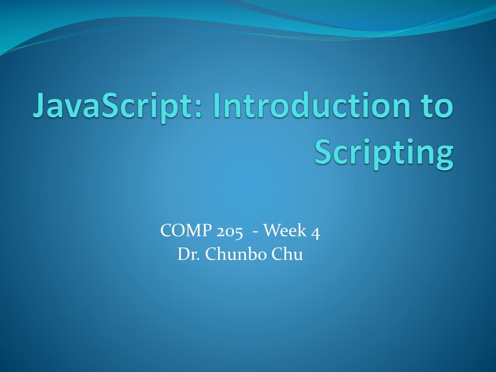 PPT - JavaScript: Introduction to Scripting PowerPoint Presentation ...