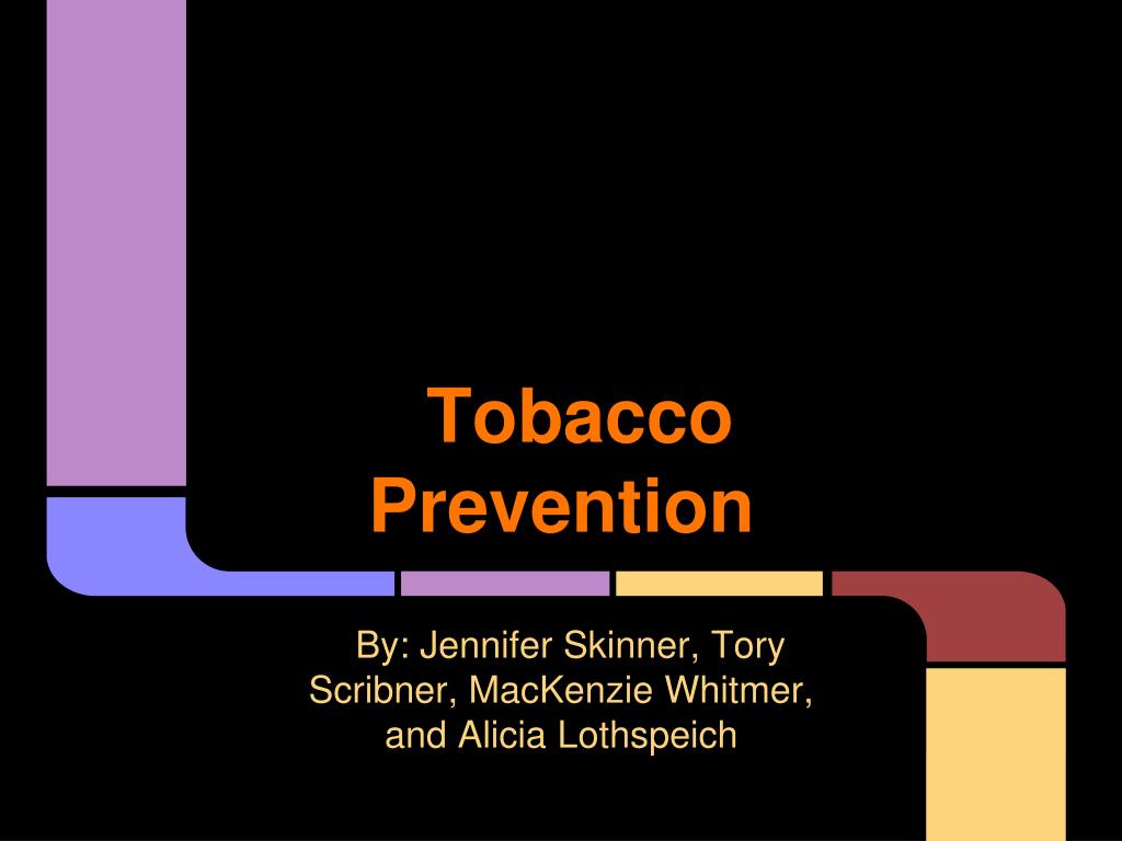 PPT - Tobacco Prevention PowerPoint Presentation, free download - ID ...