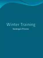 PPT - Introduction to Winter Training PowerPoint Presentation, free ...