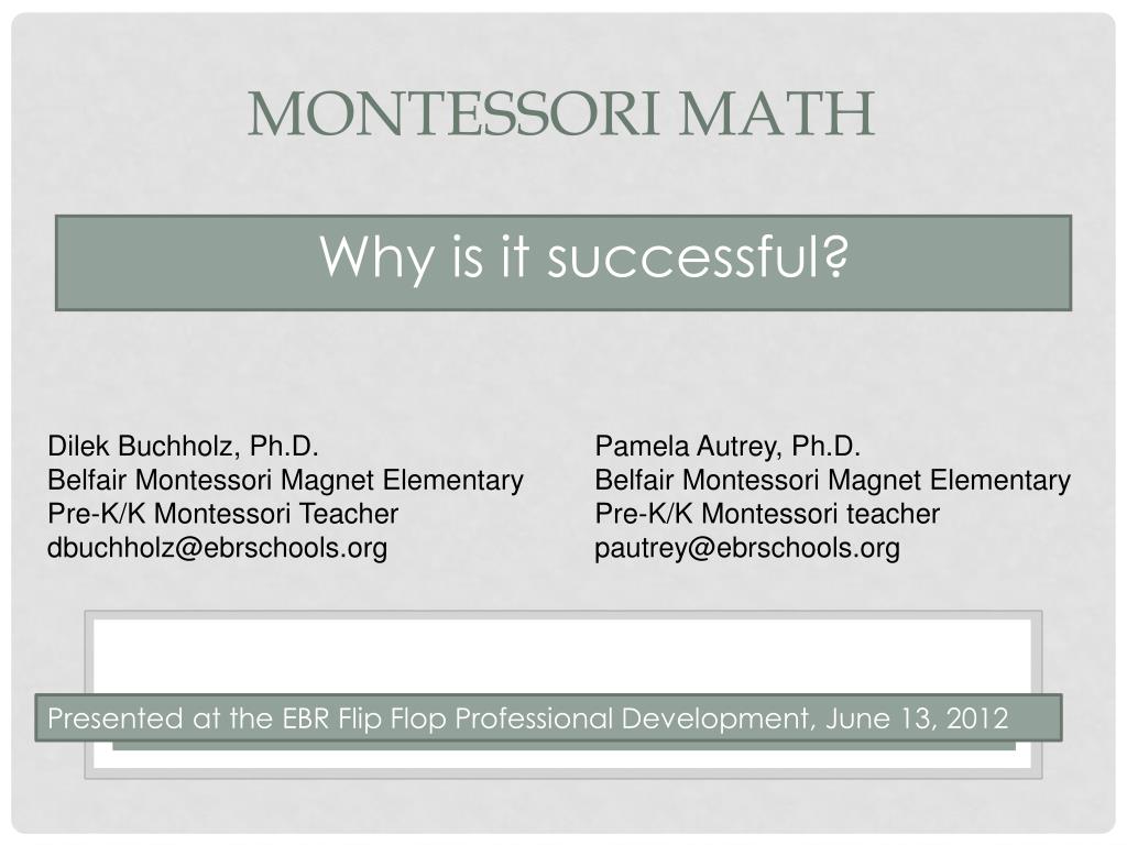 PPT - Montessori Math PowerPoint Presentation, free download - ID:2151902