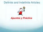 PPT - DEFINITE AND INDEFINITE ARTICLES PowerPoint Presentation, free ...