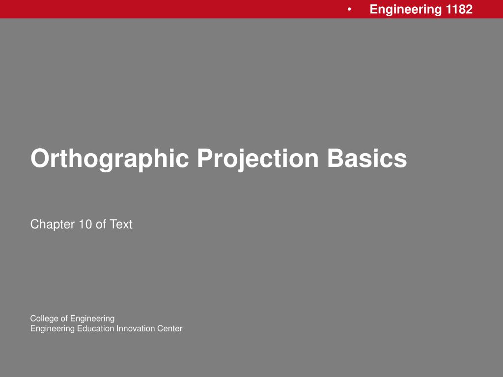 PPT - Orthographic Projection Basics PowerPoint Presentation, free ...