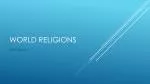 PPT - HRT3M: Grade 11 World Religions and Belief Traditions PowerPoint ...