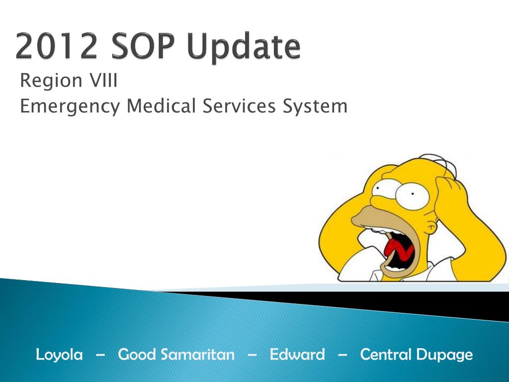 PPT - 2012 SOP Update for Region VIII Emergency Medical Services: Key ...