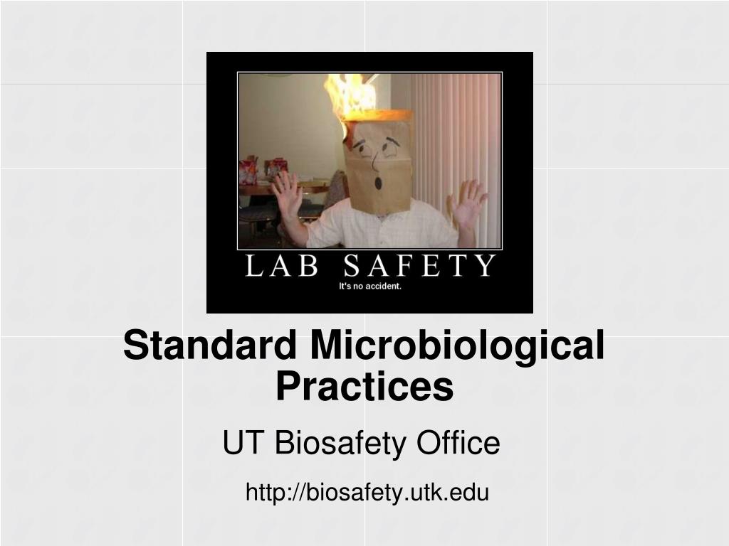 PPT - Standard Microbiological Practices PowerPoint Presentation, free ...