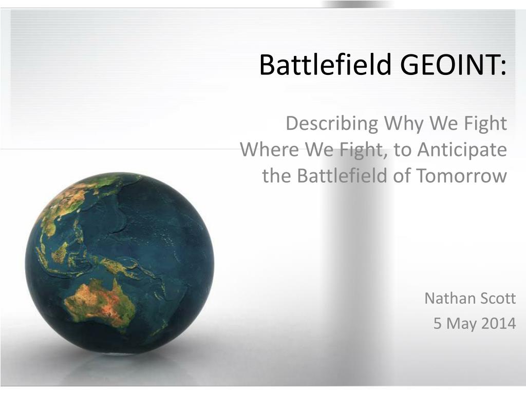 PPT - Battlefield GEOINT : PowerPoint Presentation, free download - ID ...