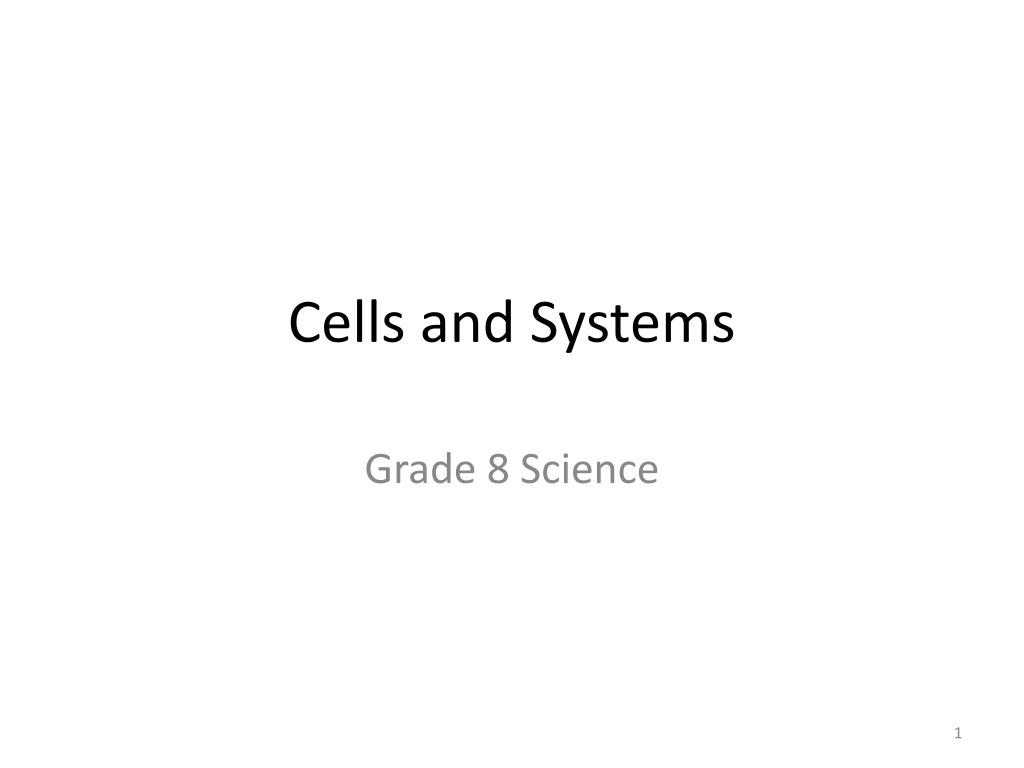 PPT - Cells and Systems PowerPoint Presentation, free download - ID:2160485