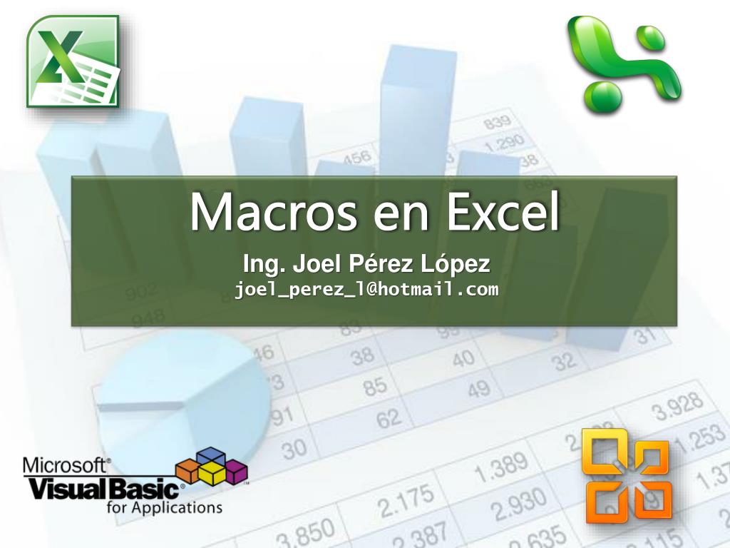 PPT - Macros en Excel PowerPoint Presentation, free download - ID:2161090