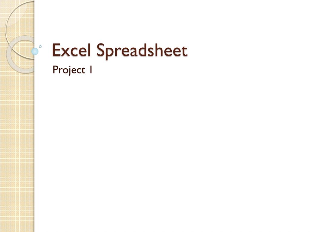 PPT - Excel Spreadsheet PowerPoint Presentation, free download - ID:2161262