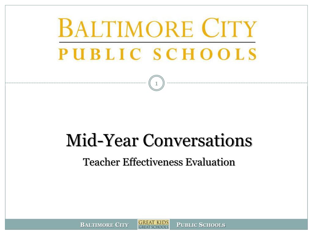 PPT - Mid-Year Conversations Teacher Effectiveness Evaluation ...