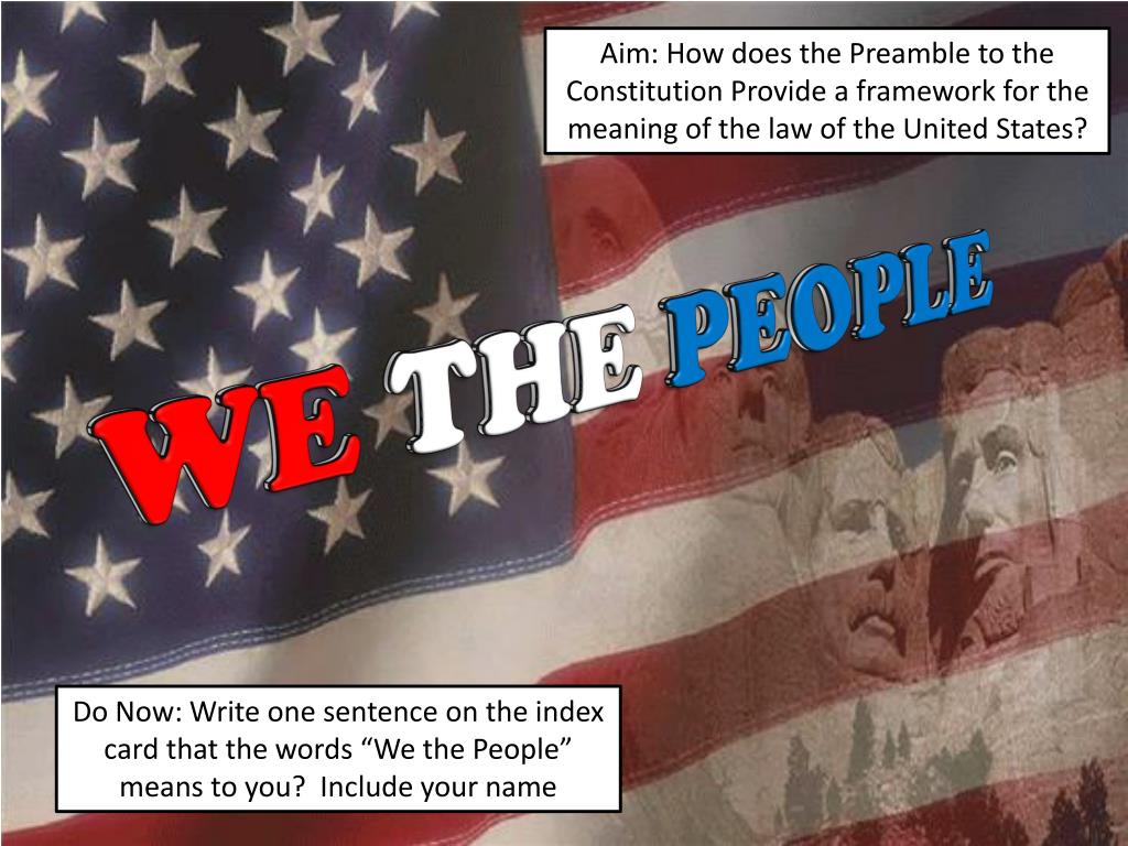 PPT - WE THE PEOPLE PowerPoint Presentation, free download - ID:2163090
