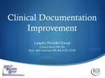 PPT - Clinical Documentation for Medical Necessity (Including the FIM ...