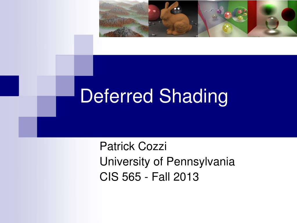 PPT - Deferred Shading PowerPoint Presentation, free download - ID:2165089