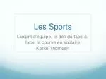 PPT - Les sports et les loisirs PowerPoint Presentation, free download ...
