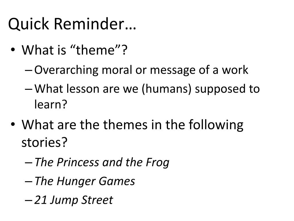 PPT - Quick Reminder… PowerPoint Presentation, free download - ID:2165430