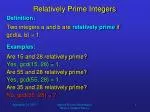 PPT - Prime and Relatively Prime Numbers PowerPoint Presentation, free ...