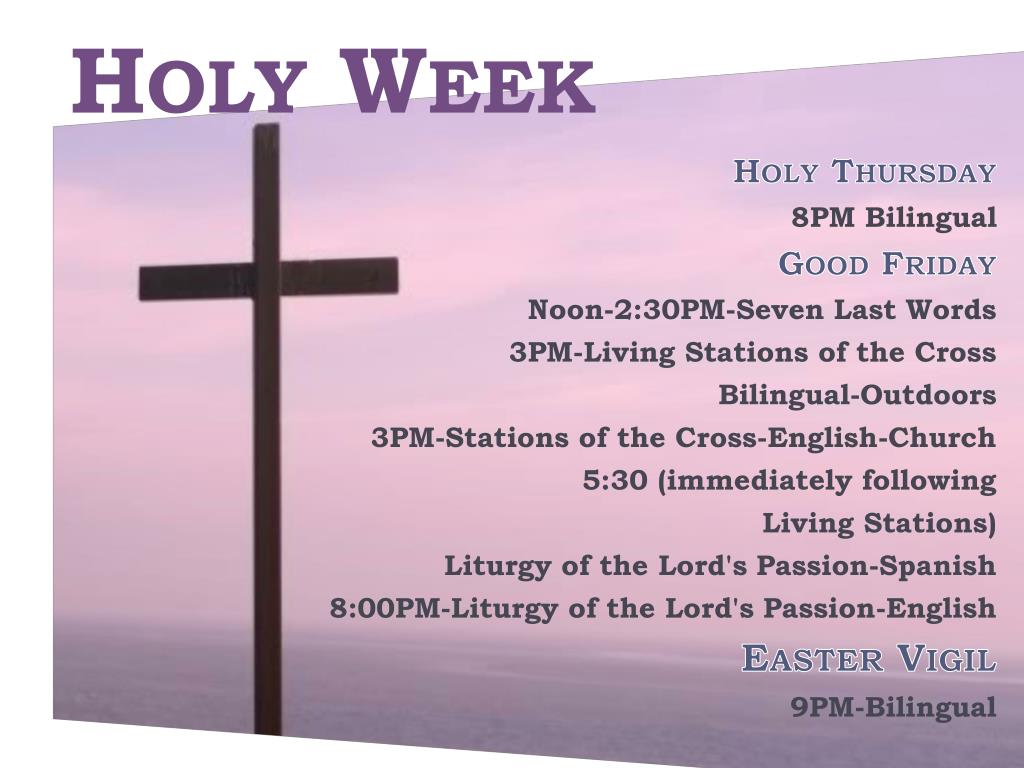 PPT - Holy Week PowerPoint Presentation, free download - ID:2167961