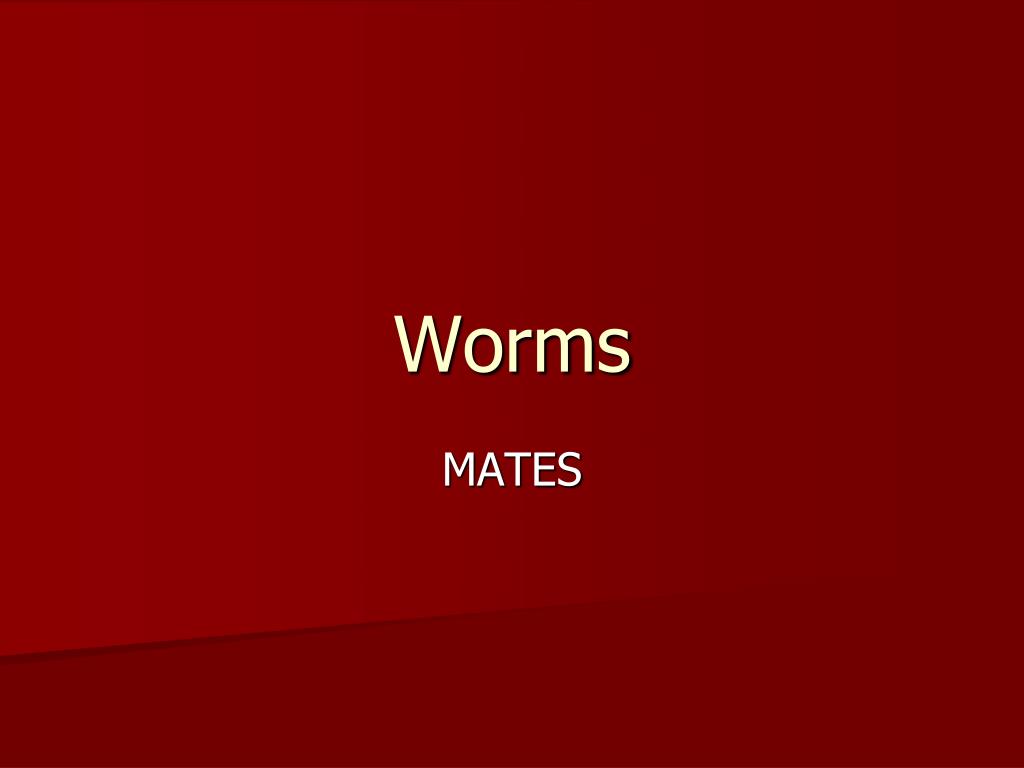 PPT - Worms PowerPoint Presentation, free download - ID:2168144