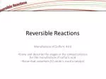 PPT - Reversible Reactions and Equilibrium PowerPoint Presentation ...