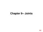 PPT - Chapter 9 Joints PowerPoint Presentation, free download - ID:3130113