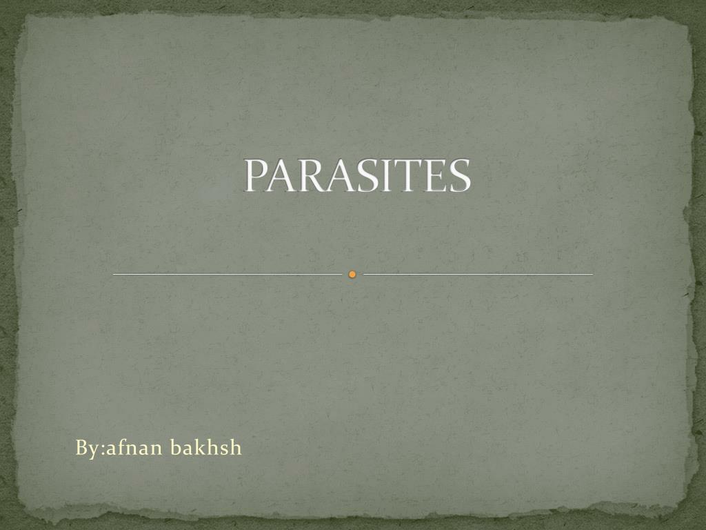 PPT - PARASITES PowerPoint Presentation, free download - ID:2172614