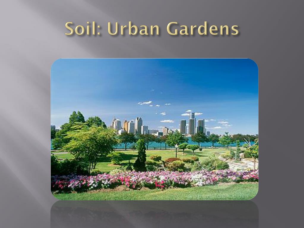 PPT - Urban Gardens Team Schedule for Soil Enrichment PowerPoint ...