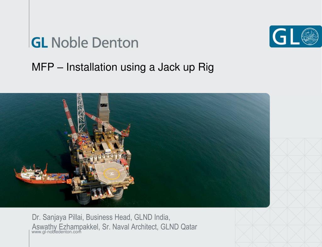 PPT - MFP – Installation using a Jack up Rig PowerPoint Presentation ...