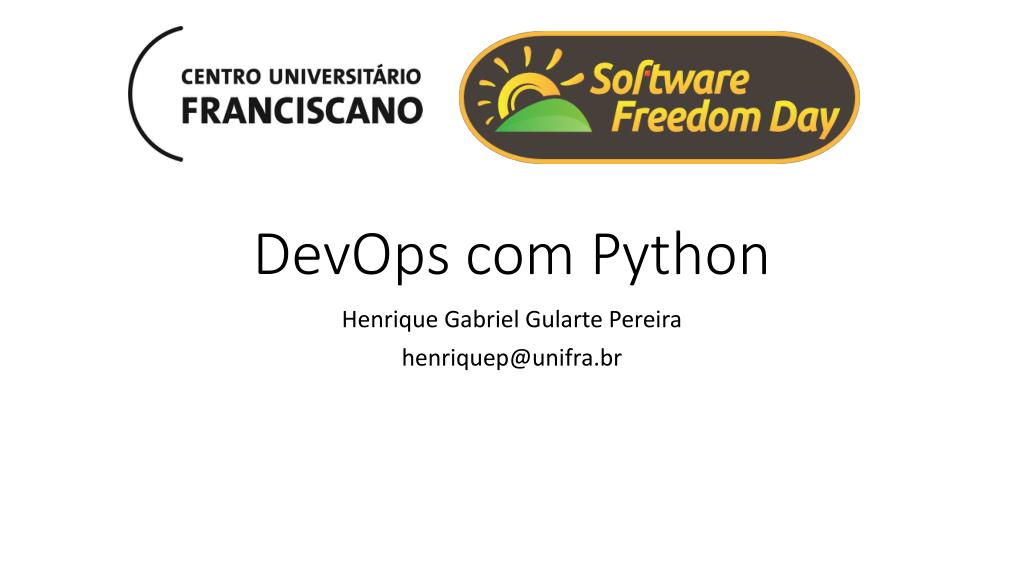 PPT - DevOps com Python PowerPoint Presentation, free download - ID:2179180