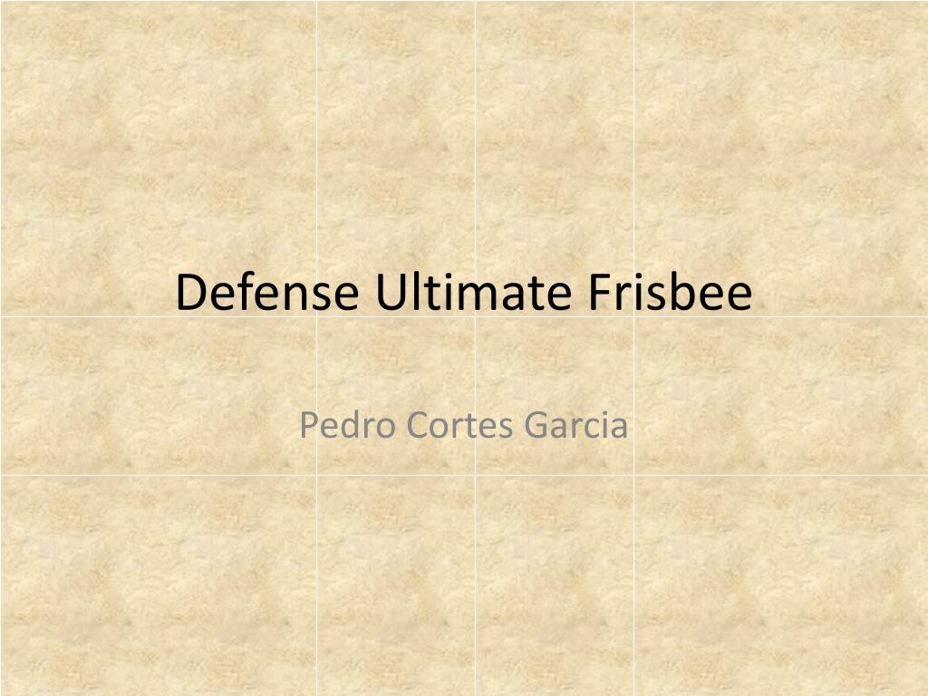PPT - Defense Ultimate Frisbee PowerPoint Presentation, free download ...