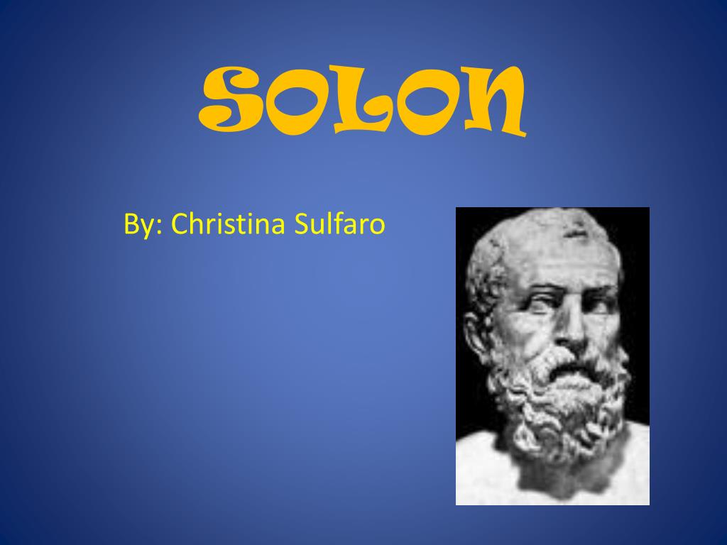 PPT - SOLON PowerPoint Presentation, free download - ID:2180308