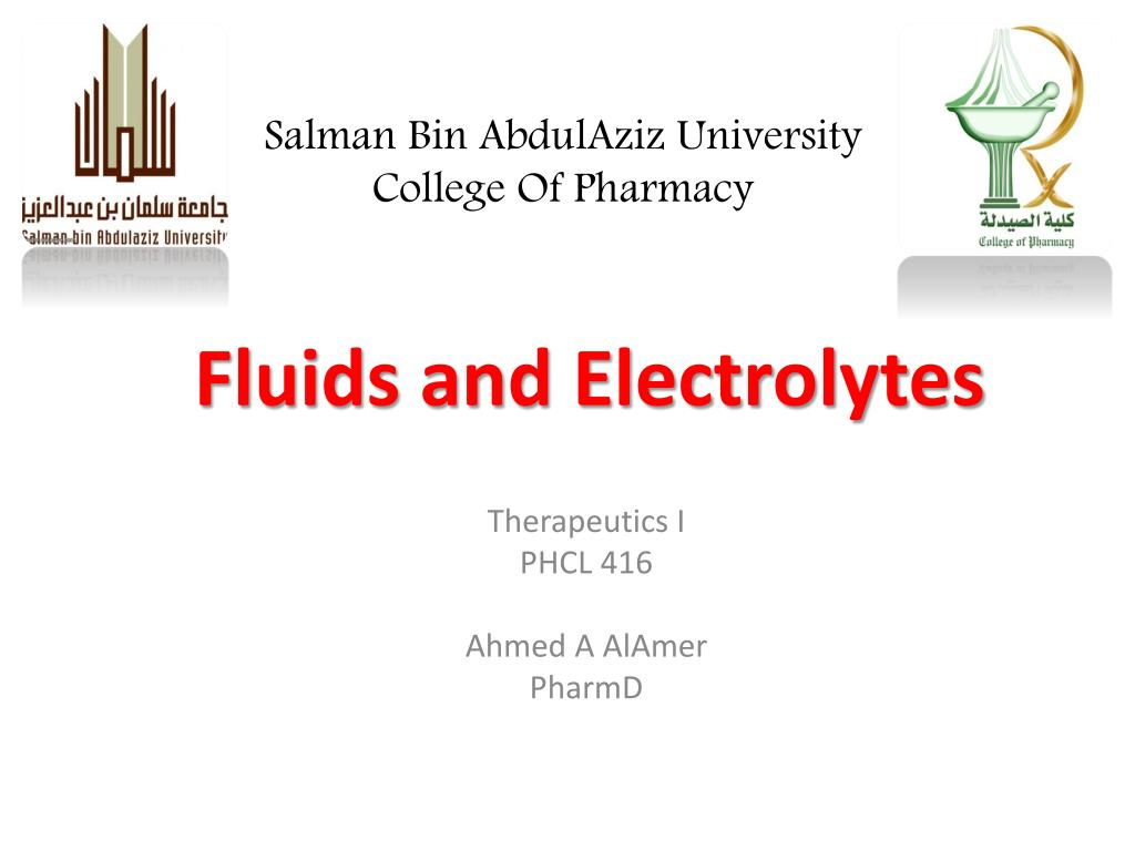 PPT - Fluids and Electrolytes PowerPoint Presentation, free download ...