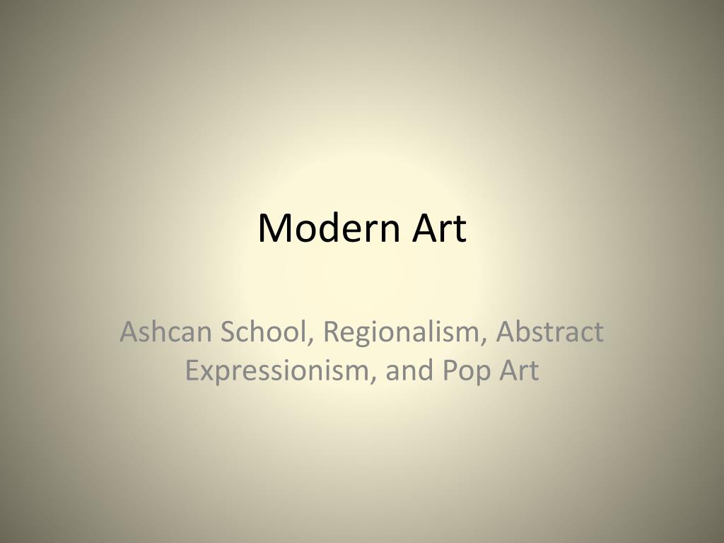PPT - Modern Art PowerPoint Presentation, free download - ID:2180884
