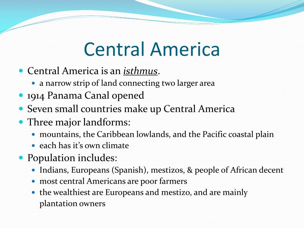 PPT - Central America PowerPoint Presentation, free download - ID:2181166
