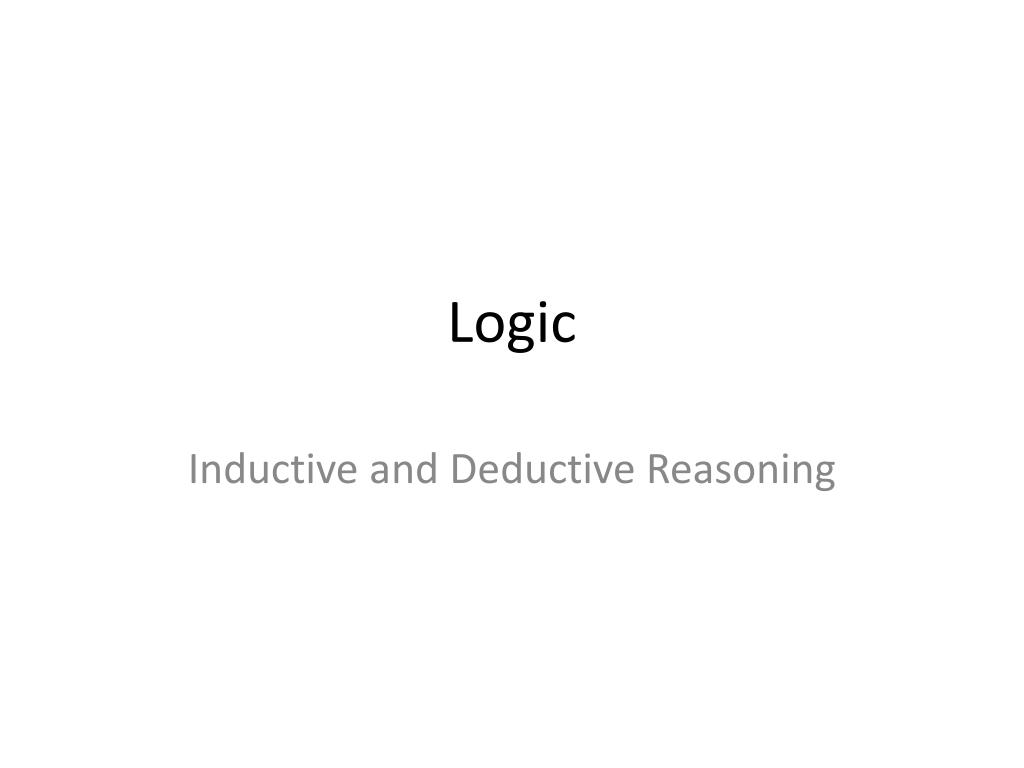PPT - Logic PowerPoint Presentation, free download - ID:2181331