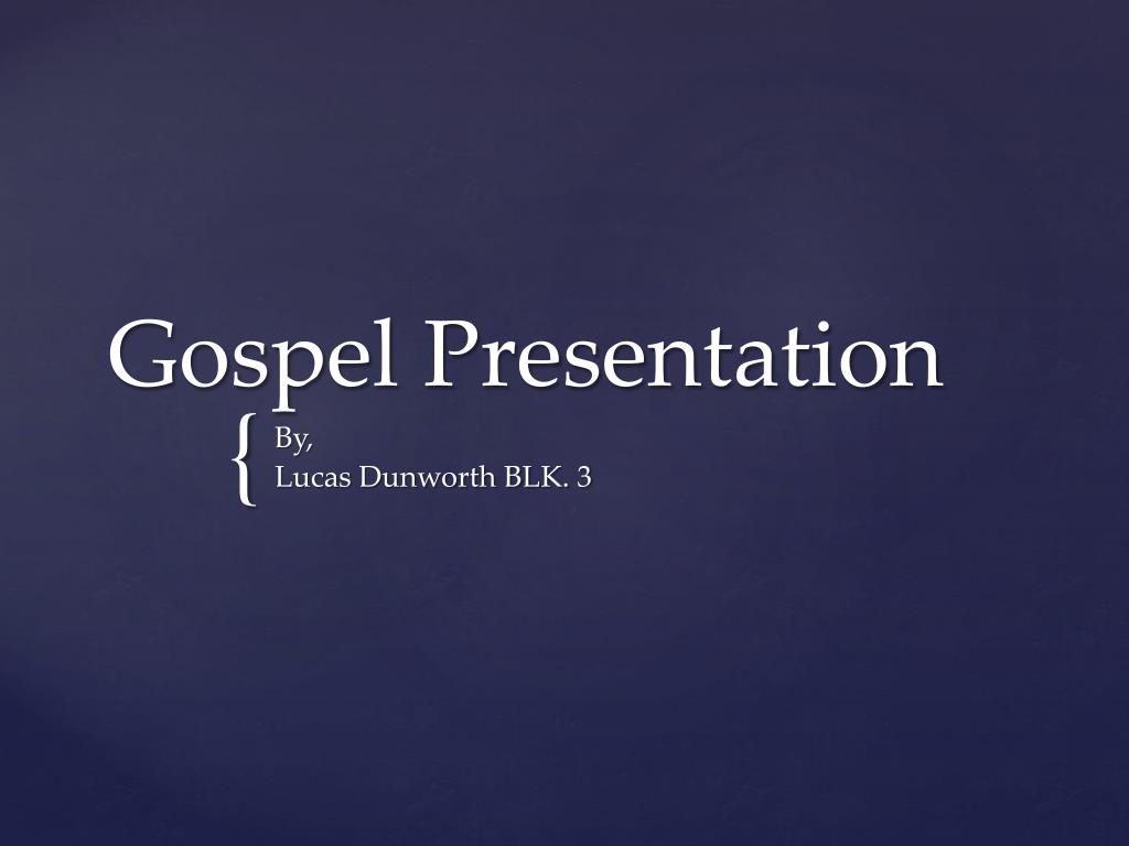 PPT - The Temptation of Jesus: A Gospel Presentation PowerPoint ...