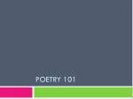 PPT - Poetry Analysis 101 PowerPoint Presentation, free download - ID ...
