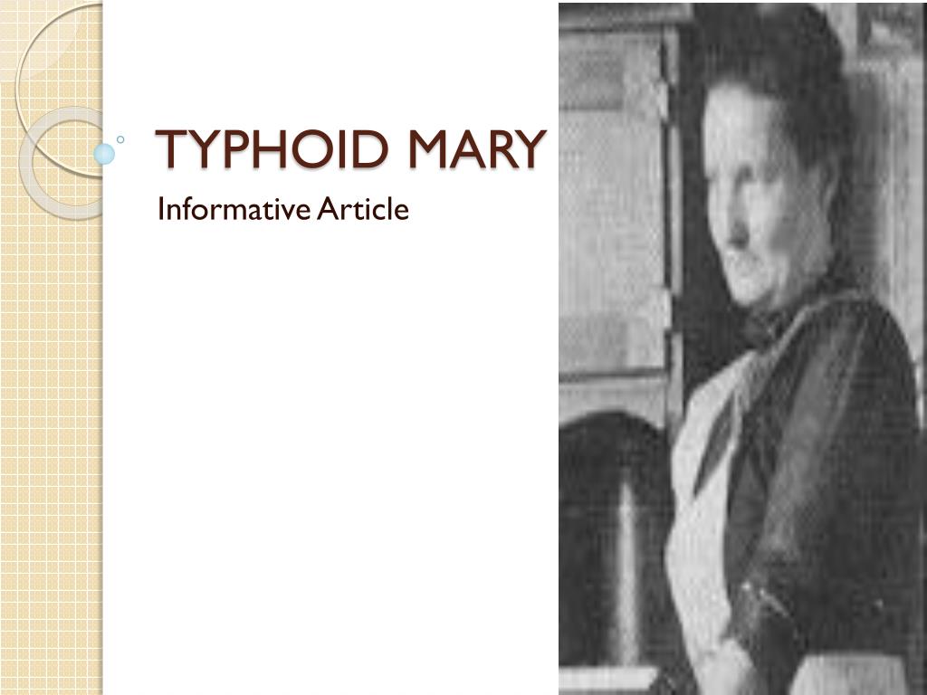 PPT - TYPHOID MARY PowerPoint Presentation, free download - ID:2185728