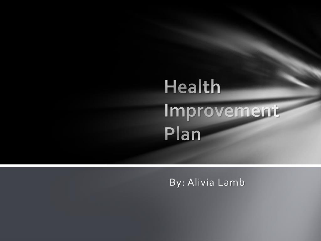 PPT - Health Improvement Plan PowerPoint Presentation, free download ...