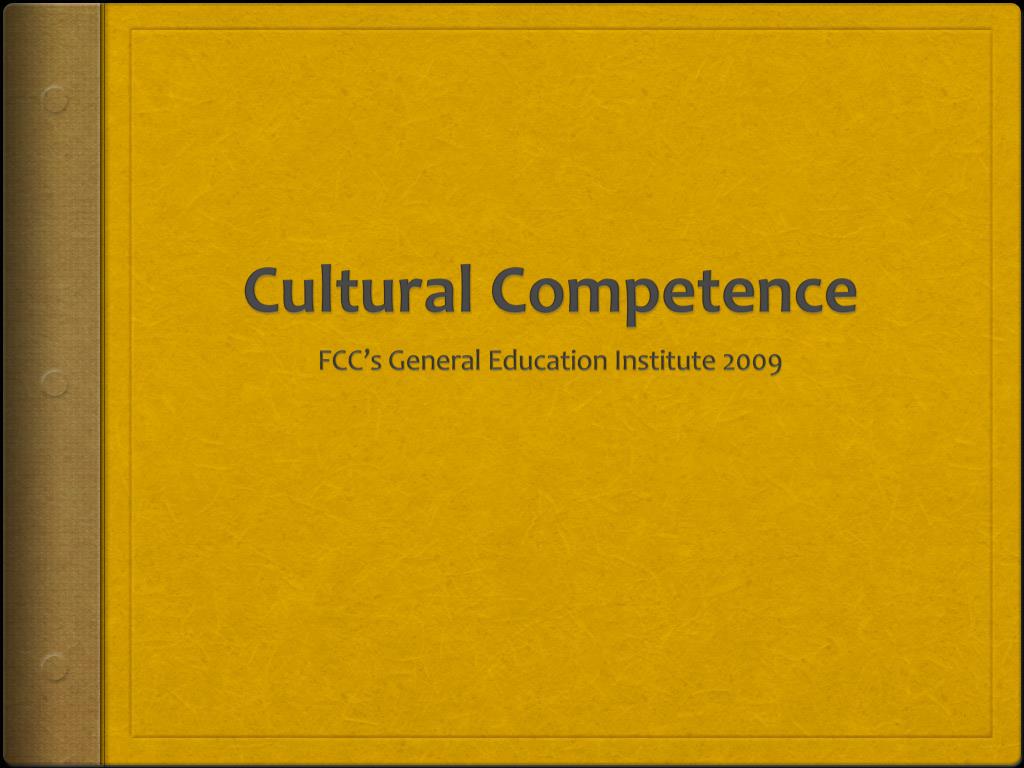 PPT - Cultural Competence PowerPoint Presentation, free download - ID ...