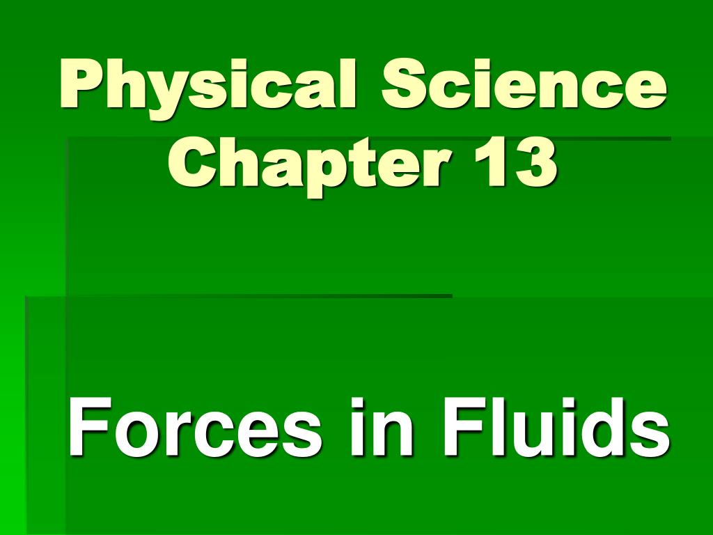 PPT - Physical Science Chapter 13 PowerPoint Presentation, free ...