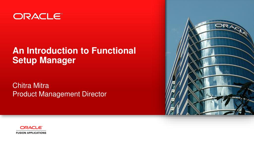 PPT - An Introduction to Functional Setup Manager PowerPoint ...