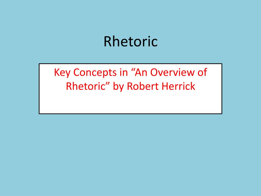 PPT - Rhetoric PowerPoint Presentation, free download - ID:2188177