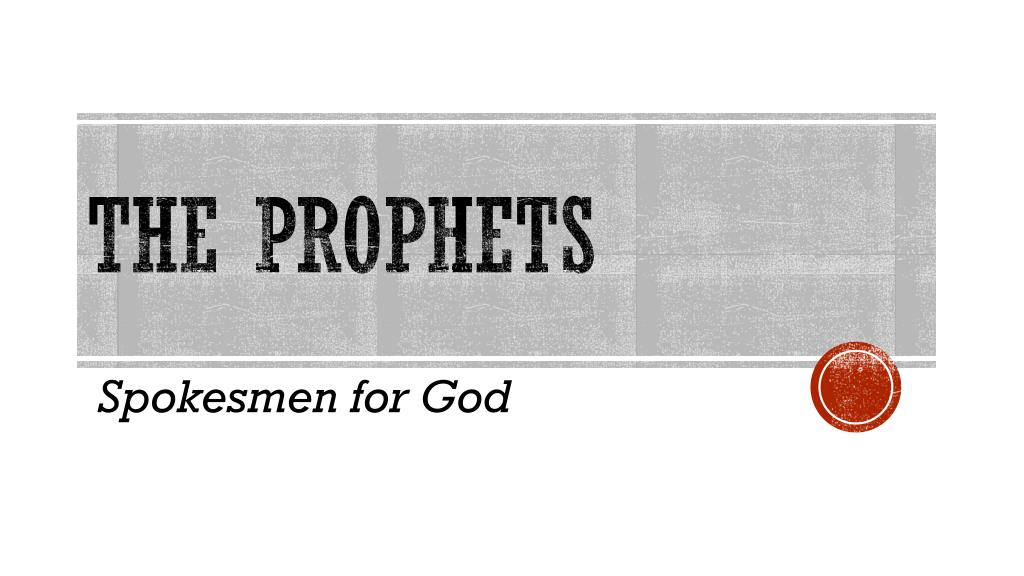 PPT - the prophets PowerPoint Presentation, free download - ID:2188448