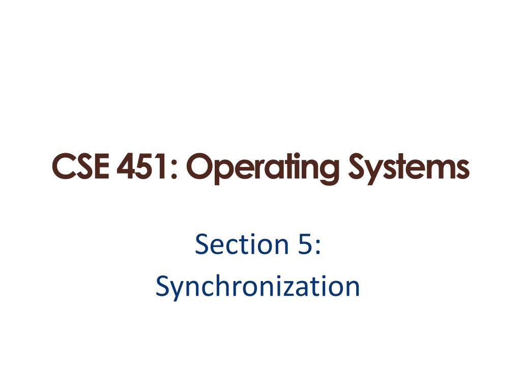 PPT - Operating Systems Synchronization Techniques PowerPoint ...