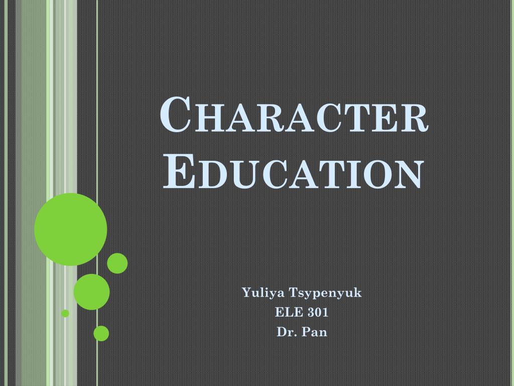 PPT - Character Education PowerPoint Presentation, free download - ID ...