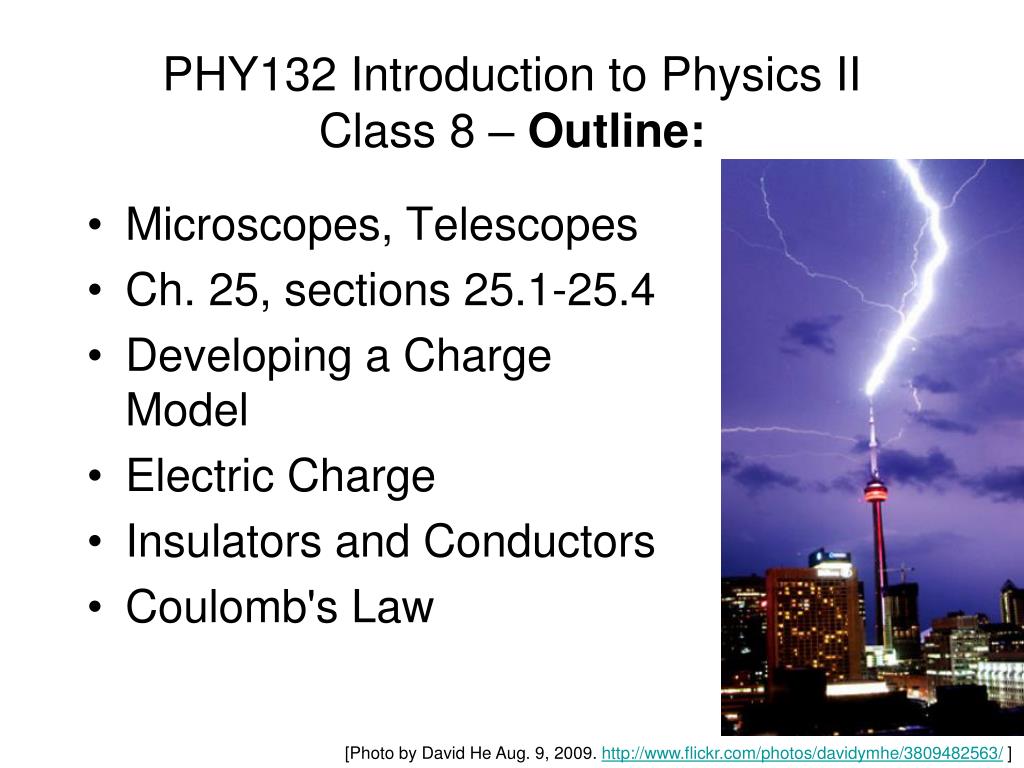 PPT - PHY132 Introduction to Physics II Class 8 – Outline: PowerPoint ...